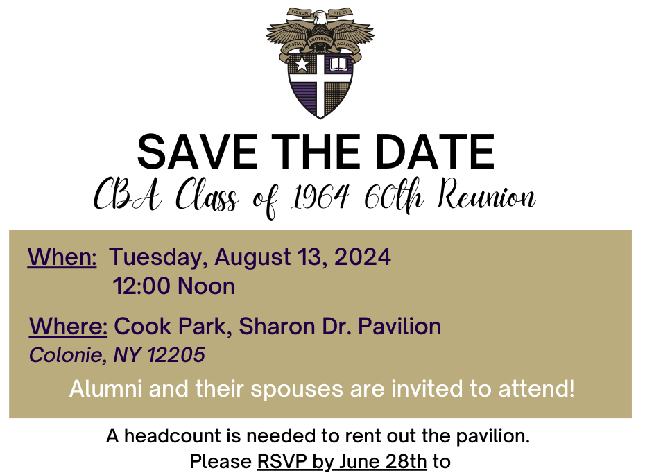 Class of 1964 60th Reunion - CBA