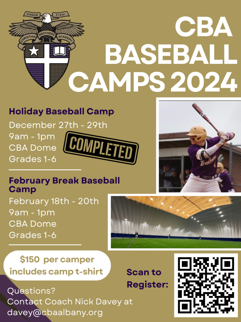 CBA Baseball Camps 2024 - CBA